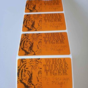 Hand Crafted | Office | 0 Tiger Shipping Labels Thermal Packaging ...